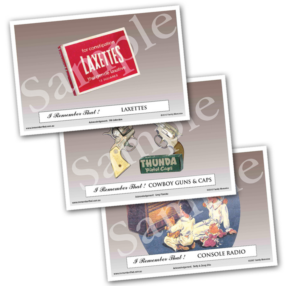 ‘I Remember That’ A5 Cue Cards | Dementia Shop Australia
